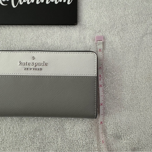 kate spade | Bags | Kate Spade Staci Colorblock Large Slim Bifold ...